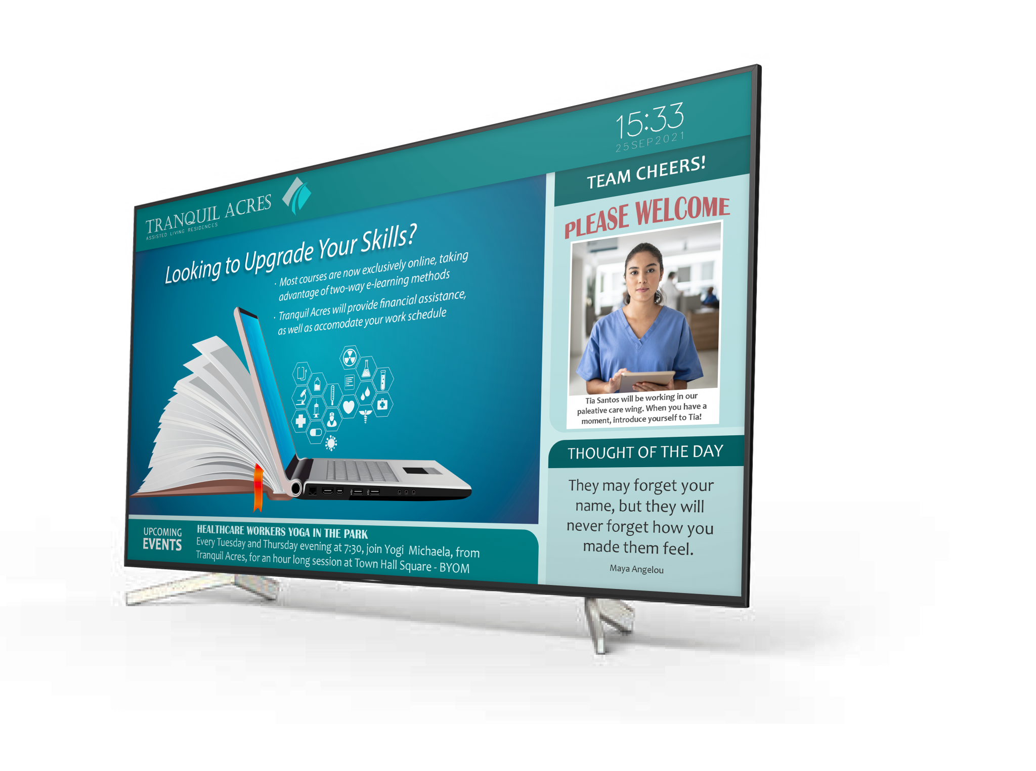 Staff Information Boards – Capital Networks