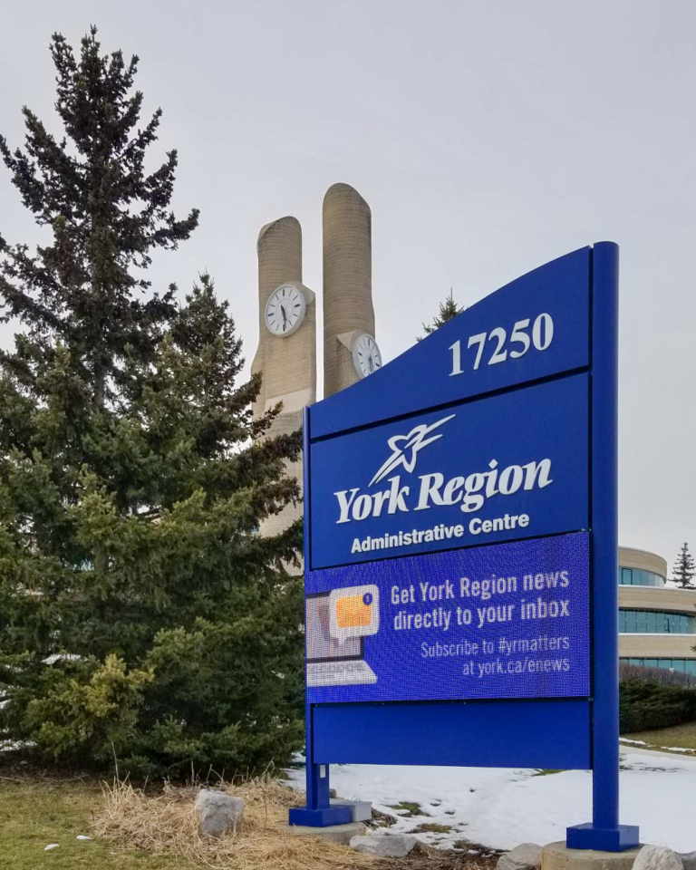 Capital Networks Brings Communication Signage to York Region - Capital ...